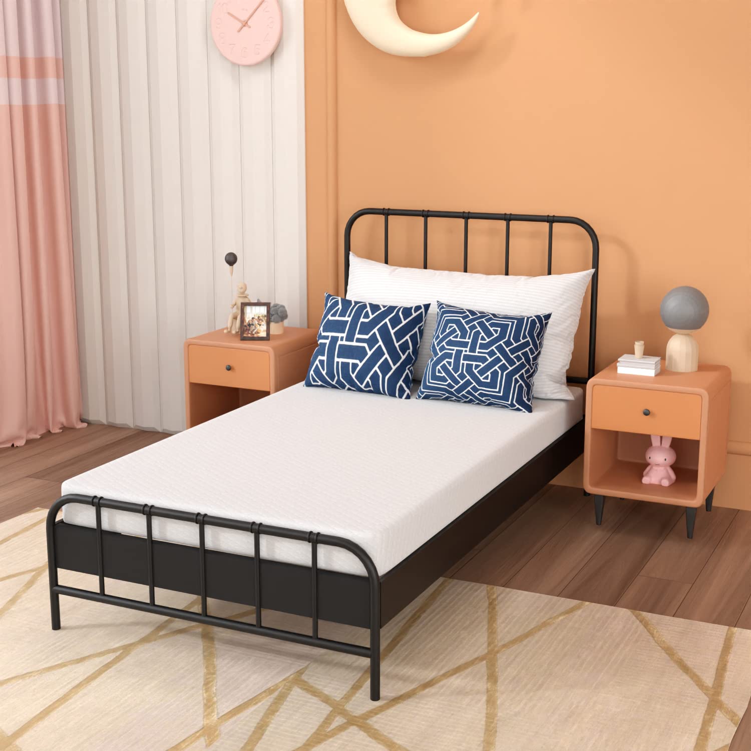 YRLLENSDAN Premium Full Mattress - 8 Inch Gel Memory Foam for Cool Sleep & Pressure Relief, Medium Firm, CertiPUR-US Certified Bed in a Box, Comfortable Night’s Sleep