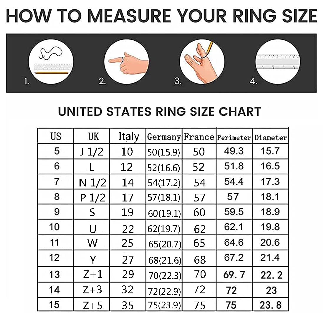 PAMTIER Men Women's Stainless Steel Gem Square Personality Rings Jewelry Anniversary Silver Plated Dark Blue Gemstone Size 10