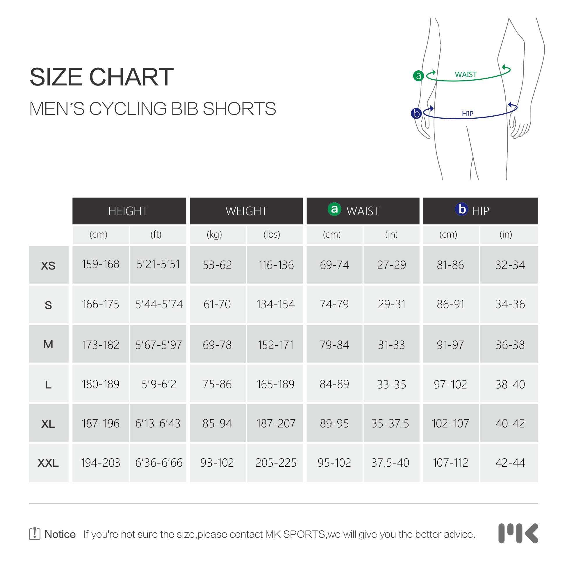 MY KILOMETRE Mens Cycling Bib Shorts with Big Side Pockets Padded Bib Shorts Cycling Bike Shorts Blue