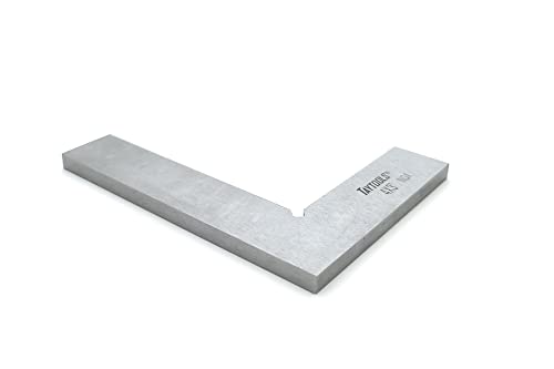 Taytools 7464237 Machinist Engineer Solid Stainless Steel Square 4” x 3” x .220” Thick DIN 875/0 (Square w/in - 0.0003”) Stainless Steel