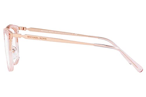 Michael Kors MK3032-3417 Eyeglass Frame COCONUT GROVE ROSE GOLD/PINK TRANSPARE w/DEMO LENS 51mm