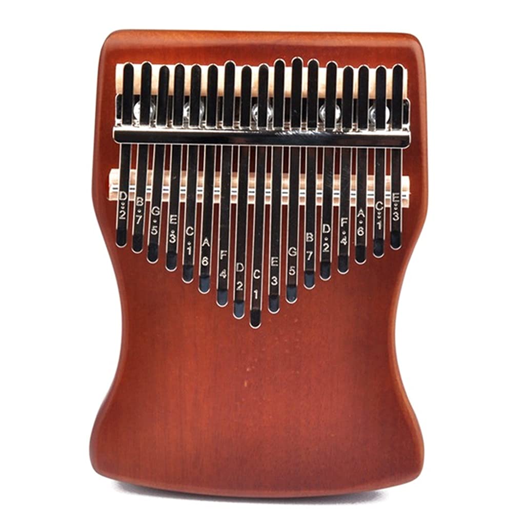SDGH 17 Keys Black Stylish Thumb Piano Pine Body Musical Instrument Thumb Piano for Beginners