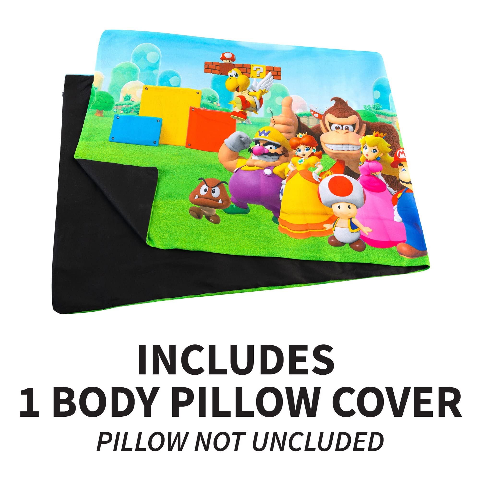 Licensed Super Mario Body Pillow Cover