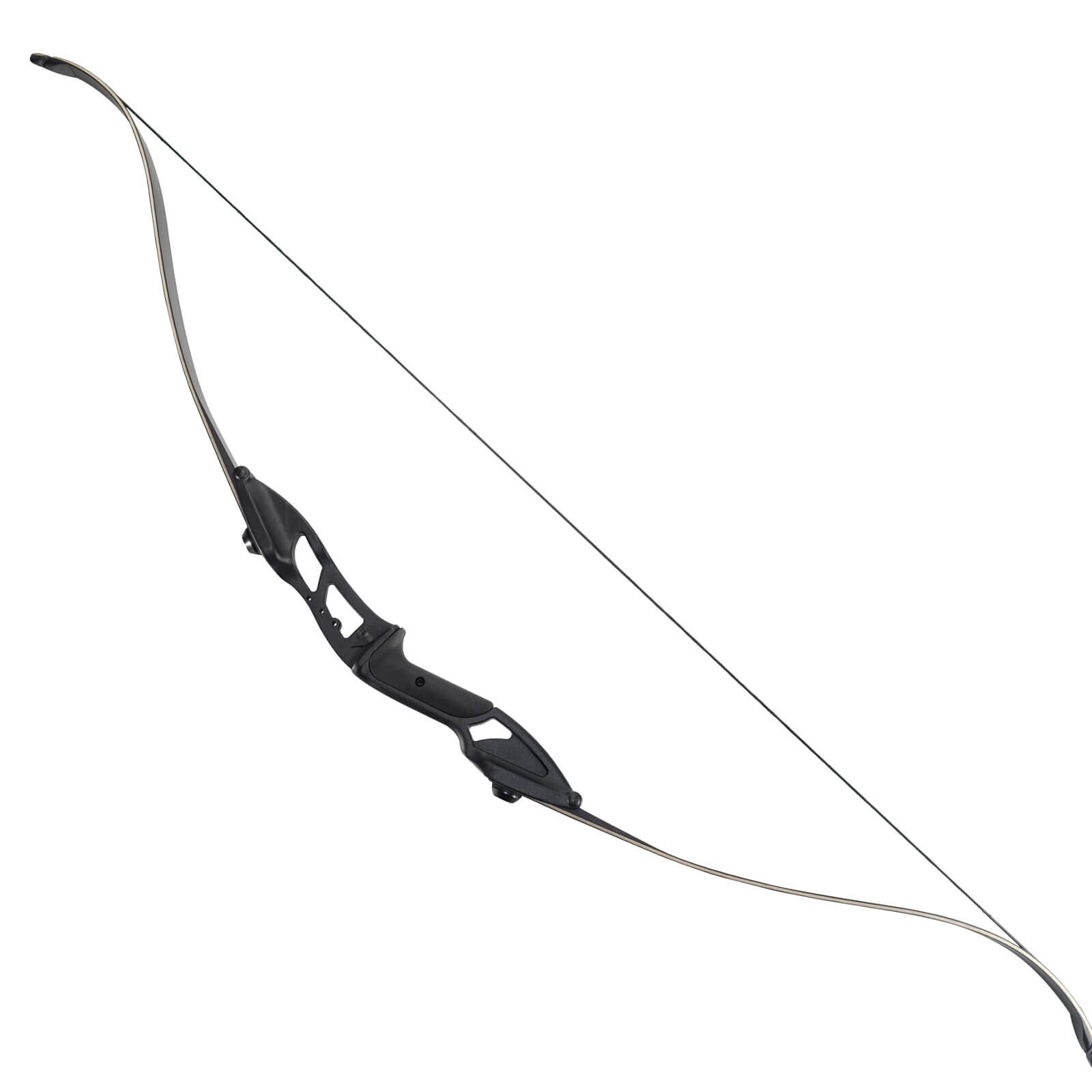Mandarin Duck Phantom 56" Take Down Recurve Bow - Right Handed Hunting Arrow Rest, 45lb