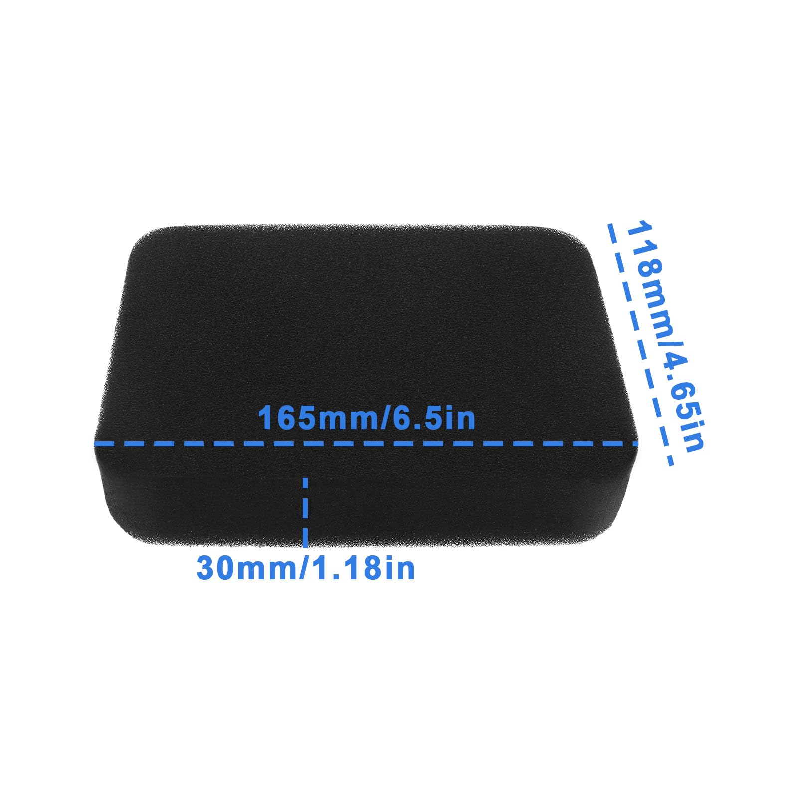 SING F LTD 2Pcs Sponge Air Filter Replacement 17211-899-000 Compatible with Honda GX390 GX240 GX270 GX340 EB3000 EB3500 EB3800 Foam Air Filter