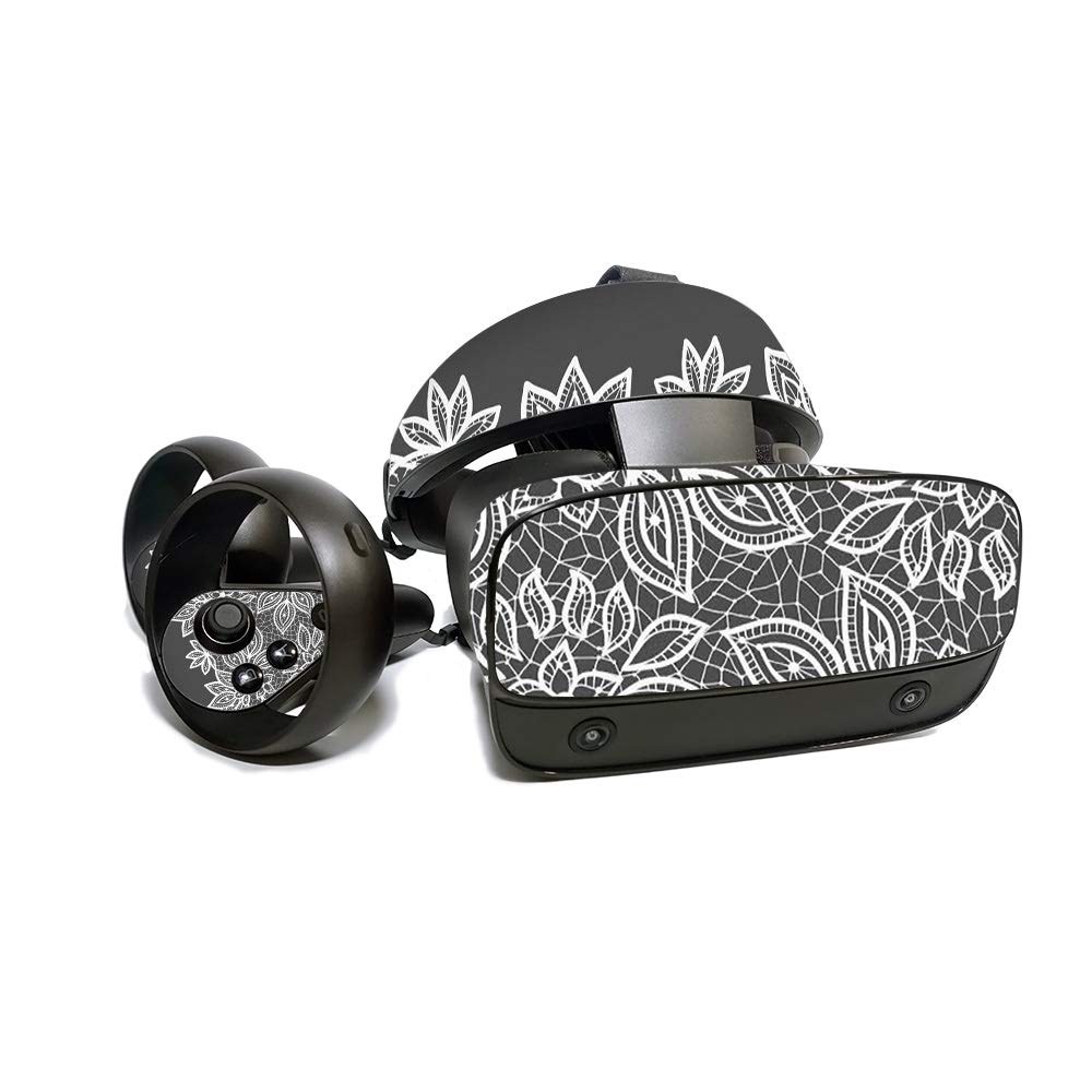 MightySkins Skin for Oculus Rift S - Floral Lace | Protective, Durable, and Unique Vinyl Decal wrap Cover | Easy to Apply, Remove, and Change Styles | Made in The USA