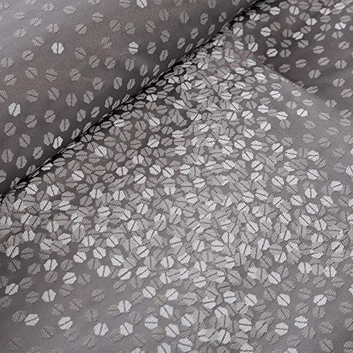 Madison Park Cozy Comforter Set - Trendy Design, All Season Down Alternative Luxury Bedding with Matching Shams, Decorative Pillows, Quinn, Sequins Jacquard Grey King(104"x92") 7 Piece