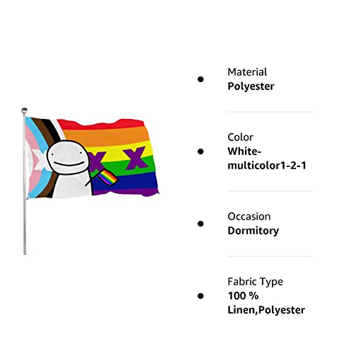 LGBTQ Pride Stuff Dream SMP Flag Garden Homes Decor Flags Tapestry Poster Banner For Yard Outdoor Indoor