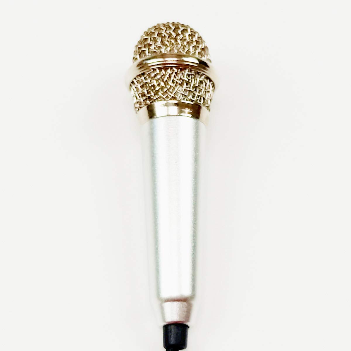 KYMY Mini Microphone Mini Portable Vocal/Instrument Microphone Mini Karaoke Microphone Compatible with Sumsung Android Mobile Phone Laptop Notebook with Holder Clip