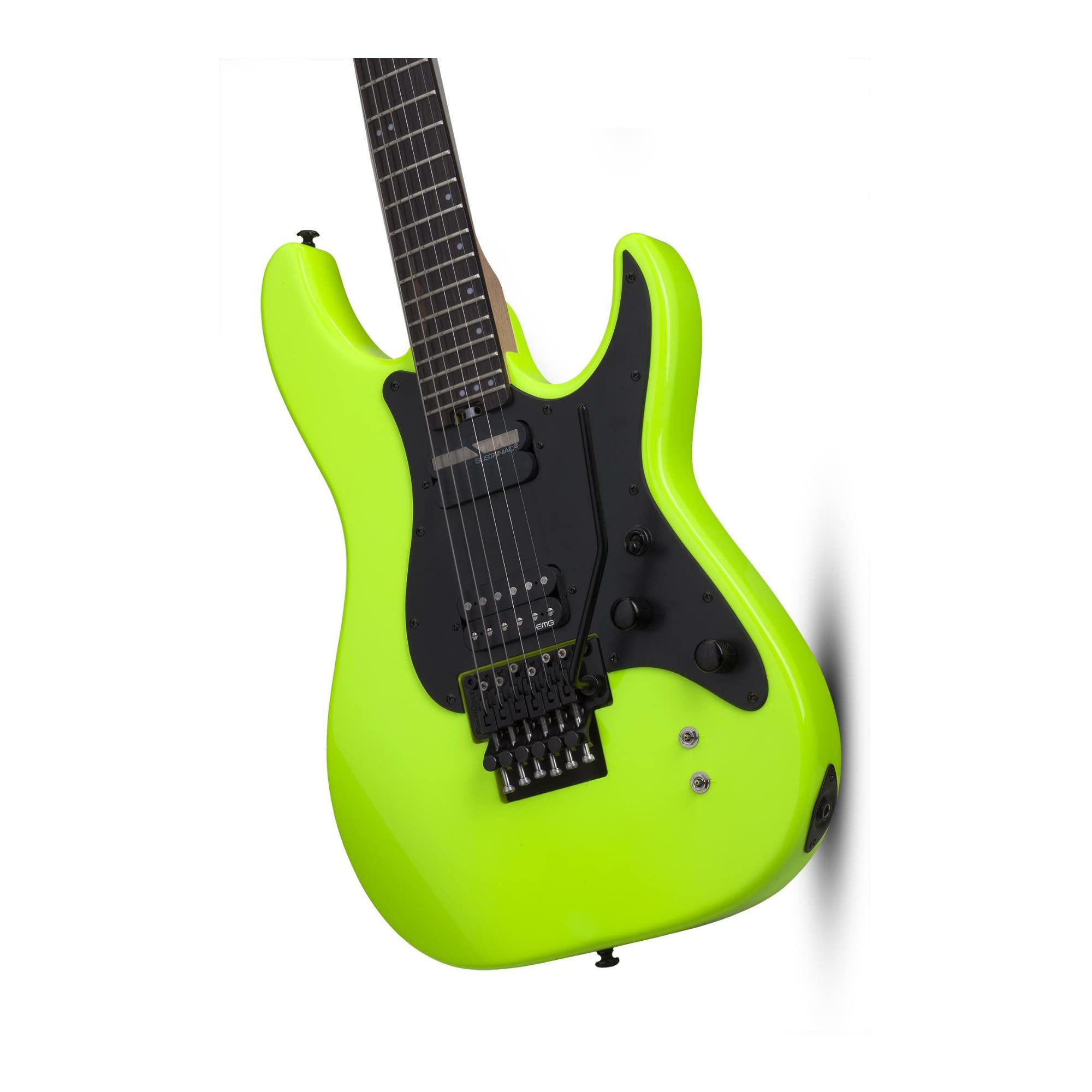 Schecter Sun Valley Super Shredder FR S 6-String Electric Guitar (Birch Green) Bundle with Schecter Universal Guitar Hardcase (2 Items)