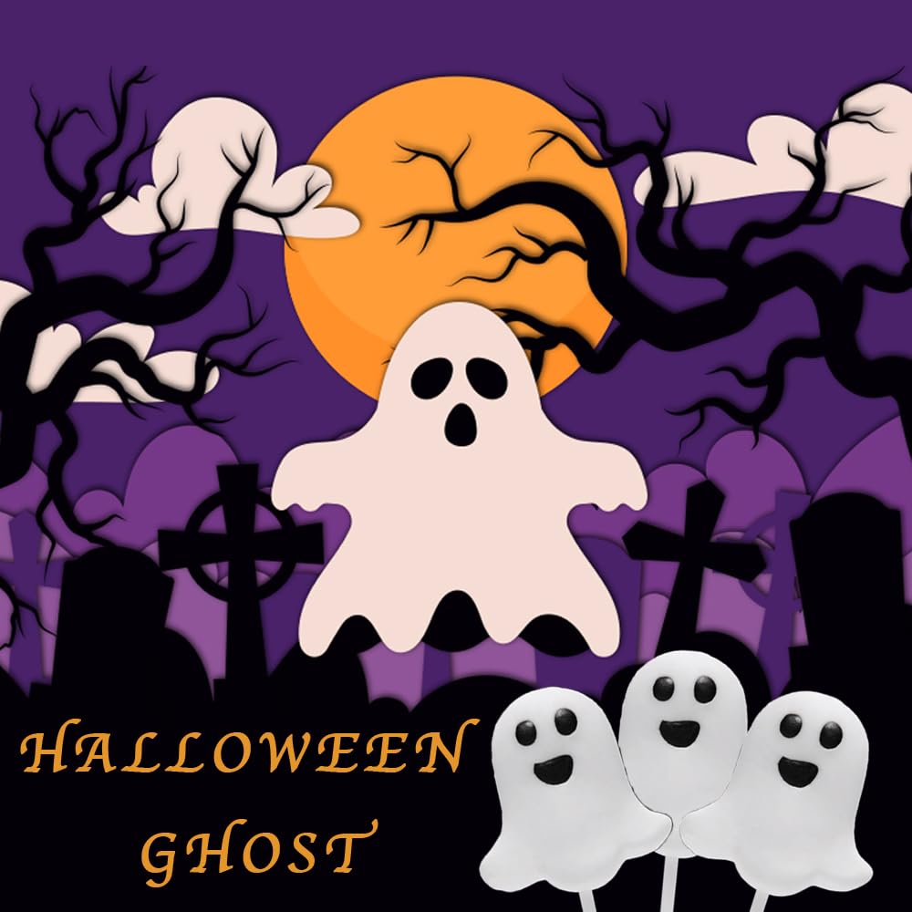 LIDATREE Halloween Lollipop Suckers, Pumpkin Candy , Spooky Candies, Individually Wrapped, Great for Goody Bag Fillers 12 Pack