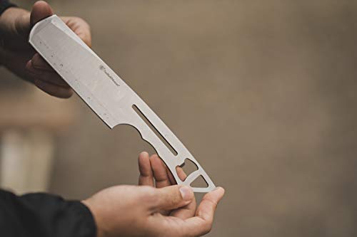 Smith & Wesson 10in Throwing Cleavers with Full Tang Stainless Steel Design, Bottle Opener and Nylon Sheath for Recreation and Competition
