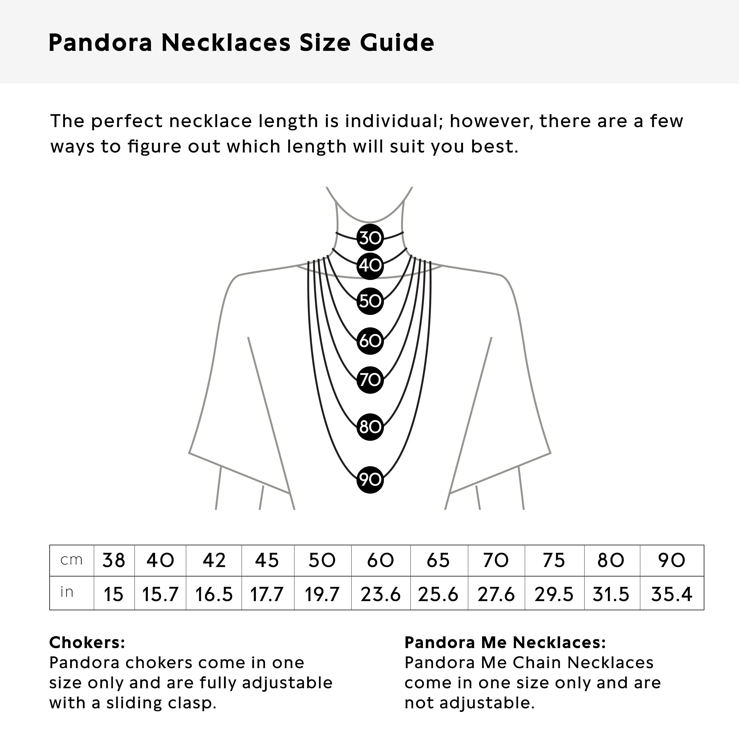 Pandora Link Chain Necklace - Elegant Women's Jewelry - Compatible Me Charms - Great Gift for Her - Sterling Silver - 19.7"