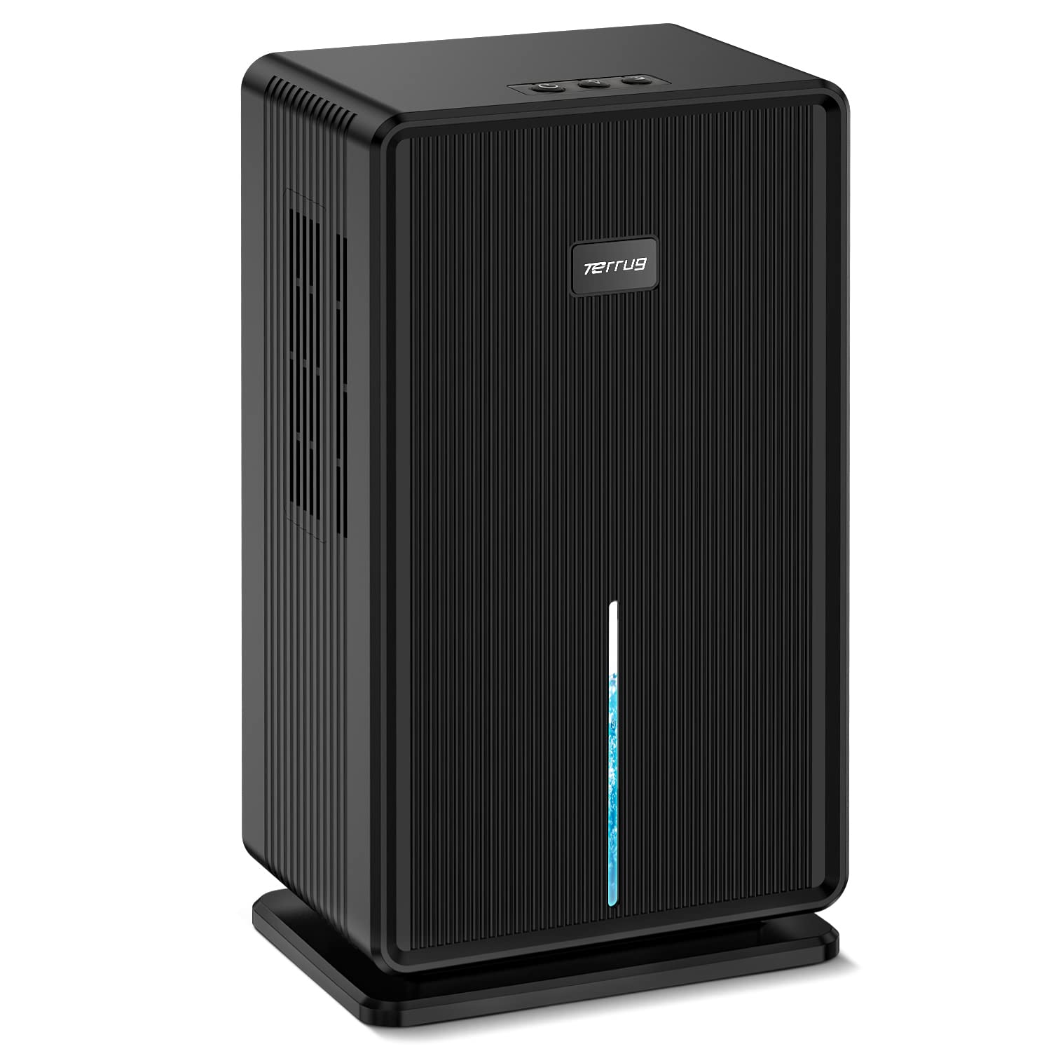 Terrug 550 Sq.Ft 106oz Dehumidifier 3000ml Portable Ultra-Quiet Effective Dehumidifiers with Auto-Off, Basement, Cabinet and Bathroom (Black)
