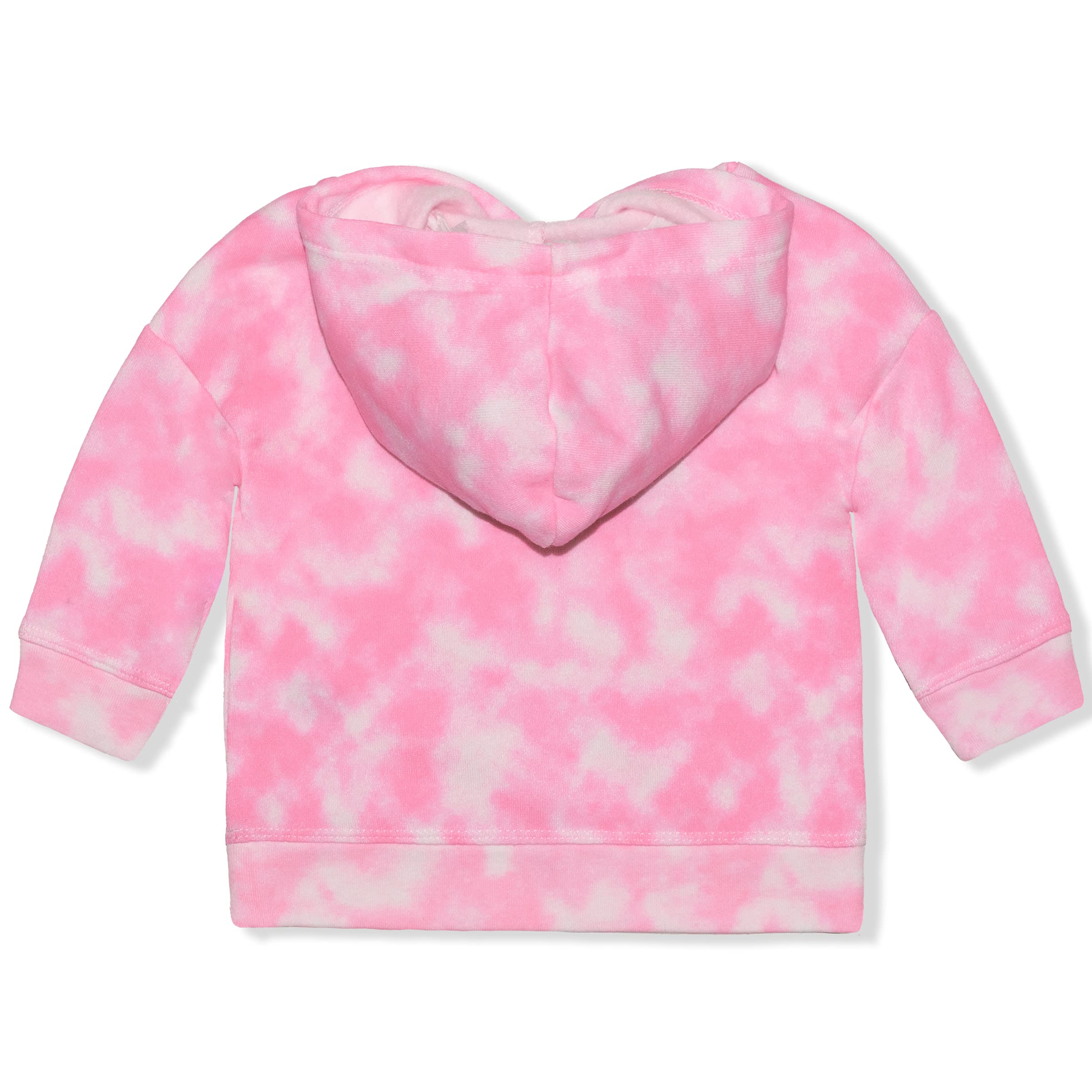 Nannette Girls’ Hoodie and Legging Set for Newborn, Infant and Toddler – Pink/Multicolor