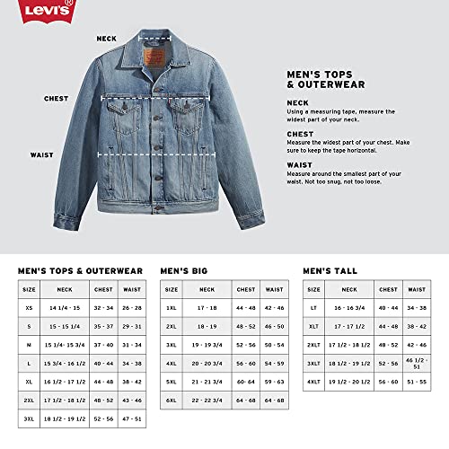 Levi's Men's Short Sleeve Classic Pocket Tee (Available in Big), (New) Paint Deja Vu Blue Stripe, X-Large