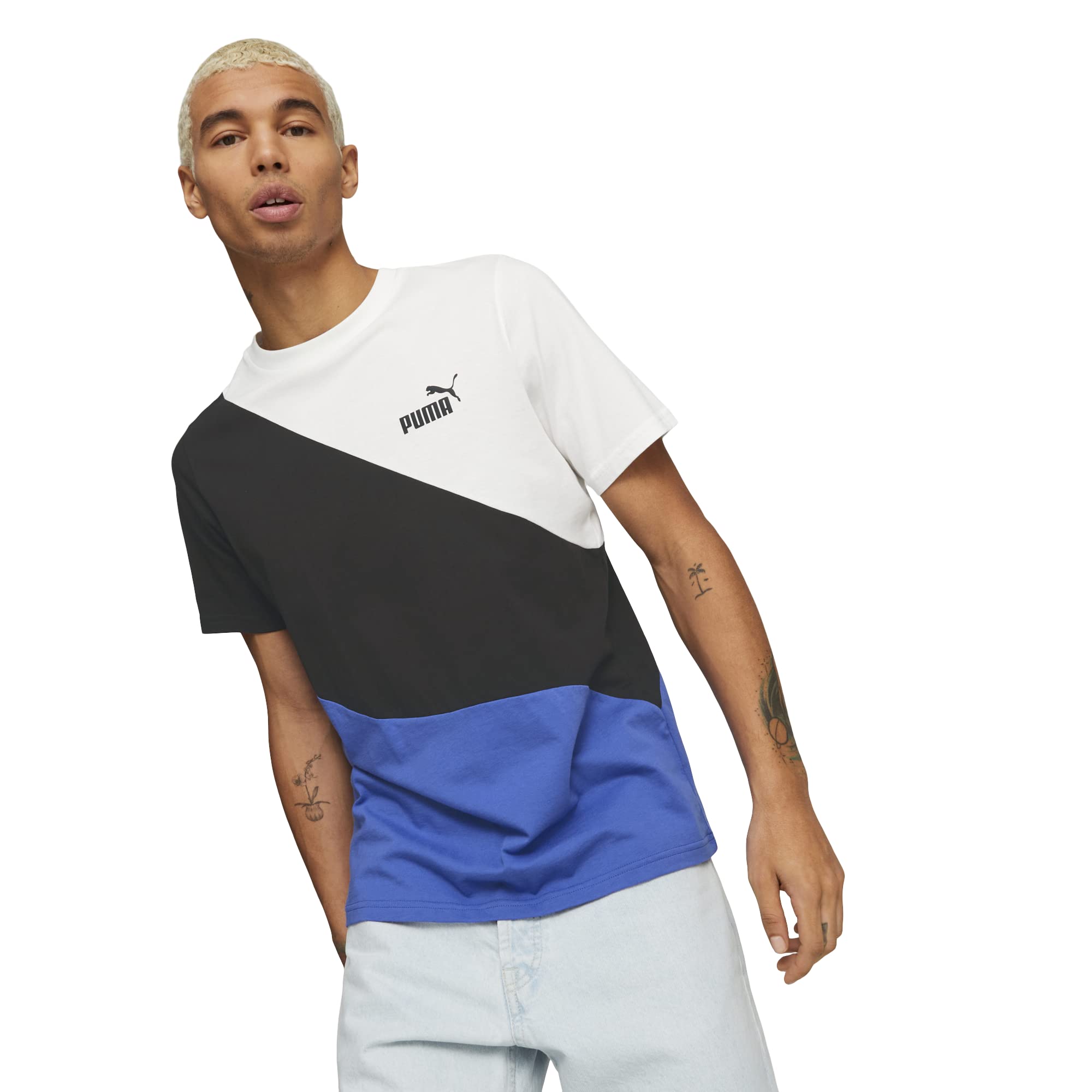 Puma Men's Power Cat Tee, Royal Sapphire, X-Large