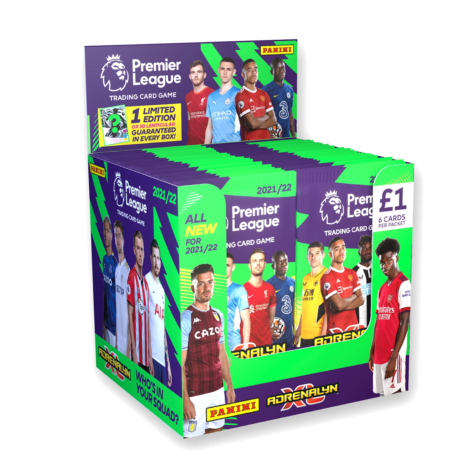 Panini Premier League 2021/22 Adrenalyn XL (x70 Packs)