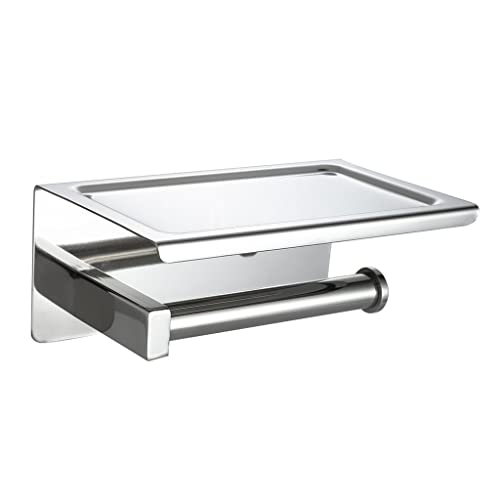 N/A Bathroom Stainless Steel Toilet Roll Holder WC Paper Holder Tissue Boxes Kitchen Paper Towel Holder