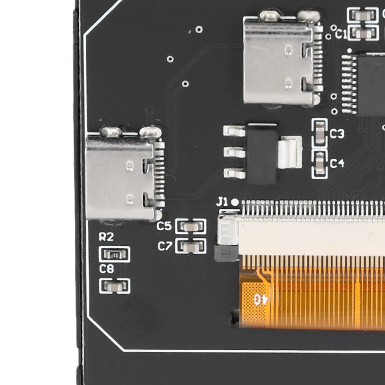 YWBL-WH 3.5in Display Screen, Monitor 3.5inch USB IPS Secondary Screen for Mini ITX Case, Computers & Accessories