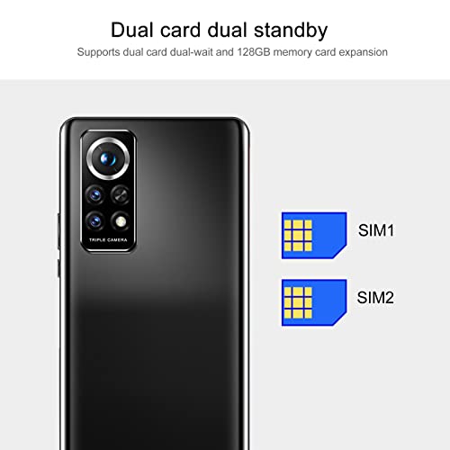 Smartphone, 4.5inch HD Screen Dual SIM Card 512MB RAM 4GB ROM 3G Unlocked Cell Phone for Android 6.0, 2MP Front Camera 2MP Rear Camera, 2200mah Detachable Battery(US Plug)
