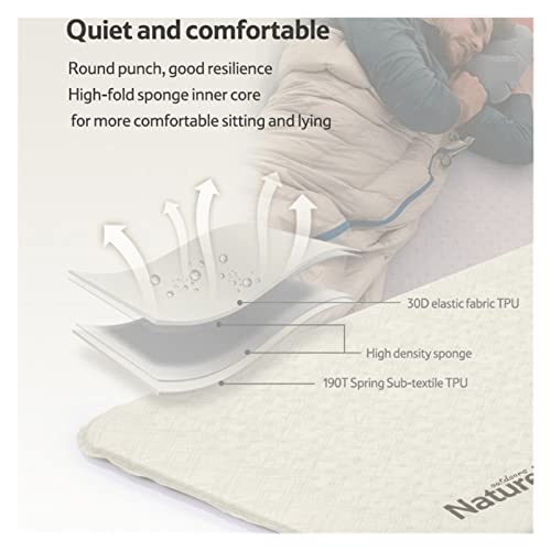SMKOOP Ultra Light Sponge Automatic Inflatable Sleeping Pad High Elasticity Outdoor Portable Camping Tent Moisture-Proof Pad