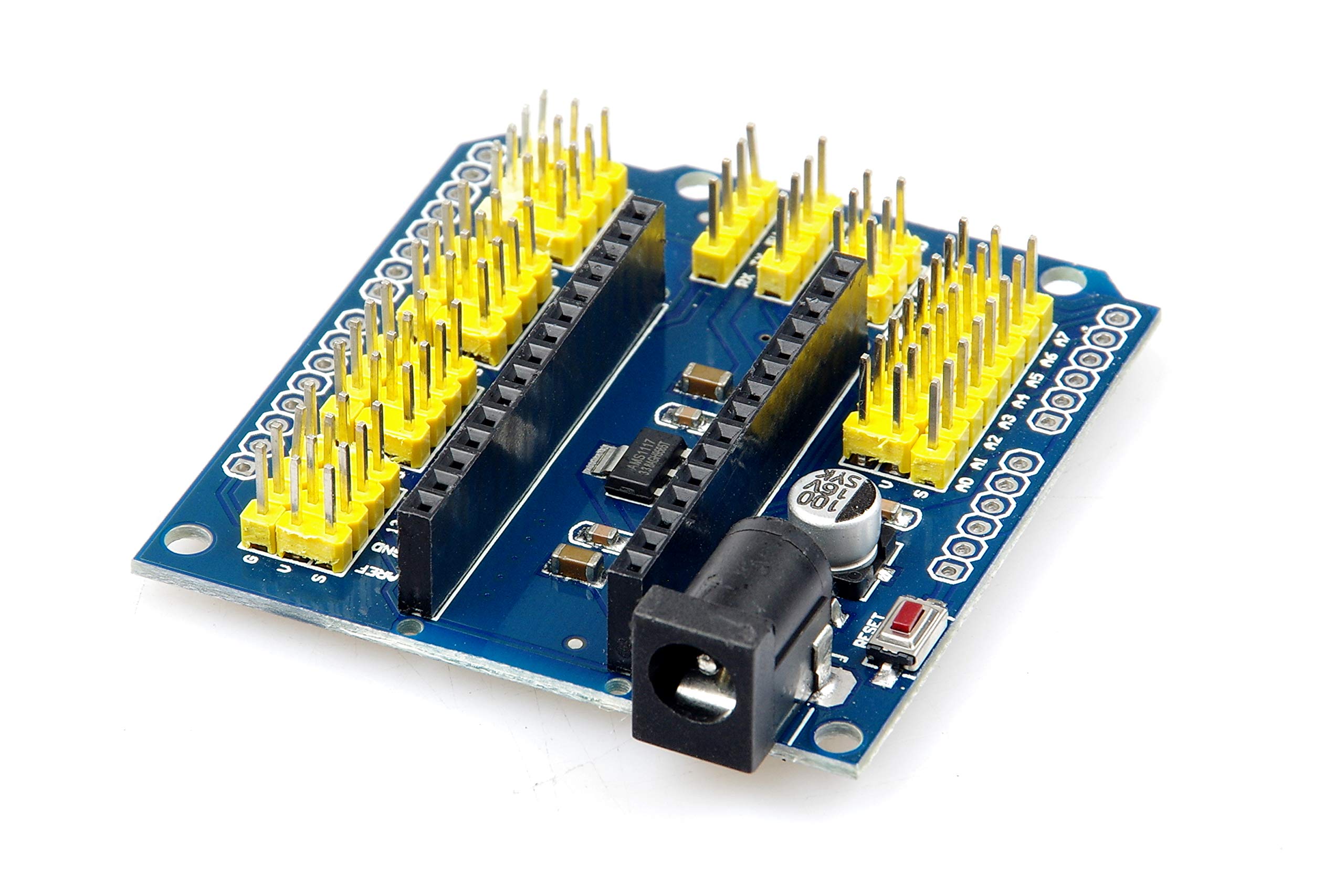 LIVISN 2pcs Nano IO Expansion Sensor Shield Module for Arduino UNO R3 Nano V3.0 Nano Pro Compatible UNO R1 Duemilanove 2009