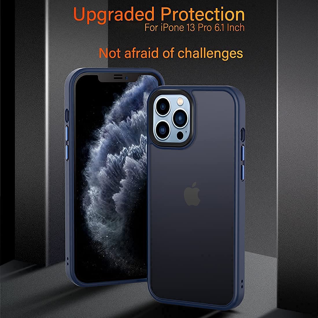 Marspeeder Crystal Clear iPhone 13 Pro Case with 9H Glass Screen Protector, [Upgraded Nano Anti-Yellow Material] Slim Fit Ultra Thin Flexible Silicone Shockproof iPhone 13 Pro Phone Case 6.1'', Clear…