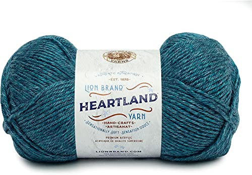 Lion Brand Yarn - Heartland - 6 Skein Assortment with Needle Gauge (Mix 4)