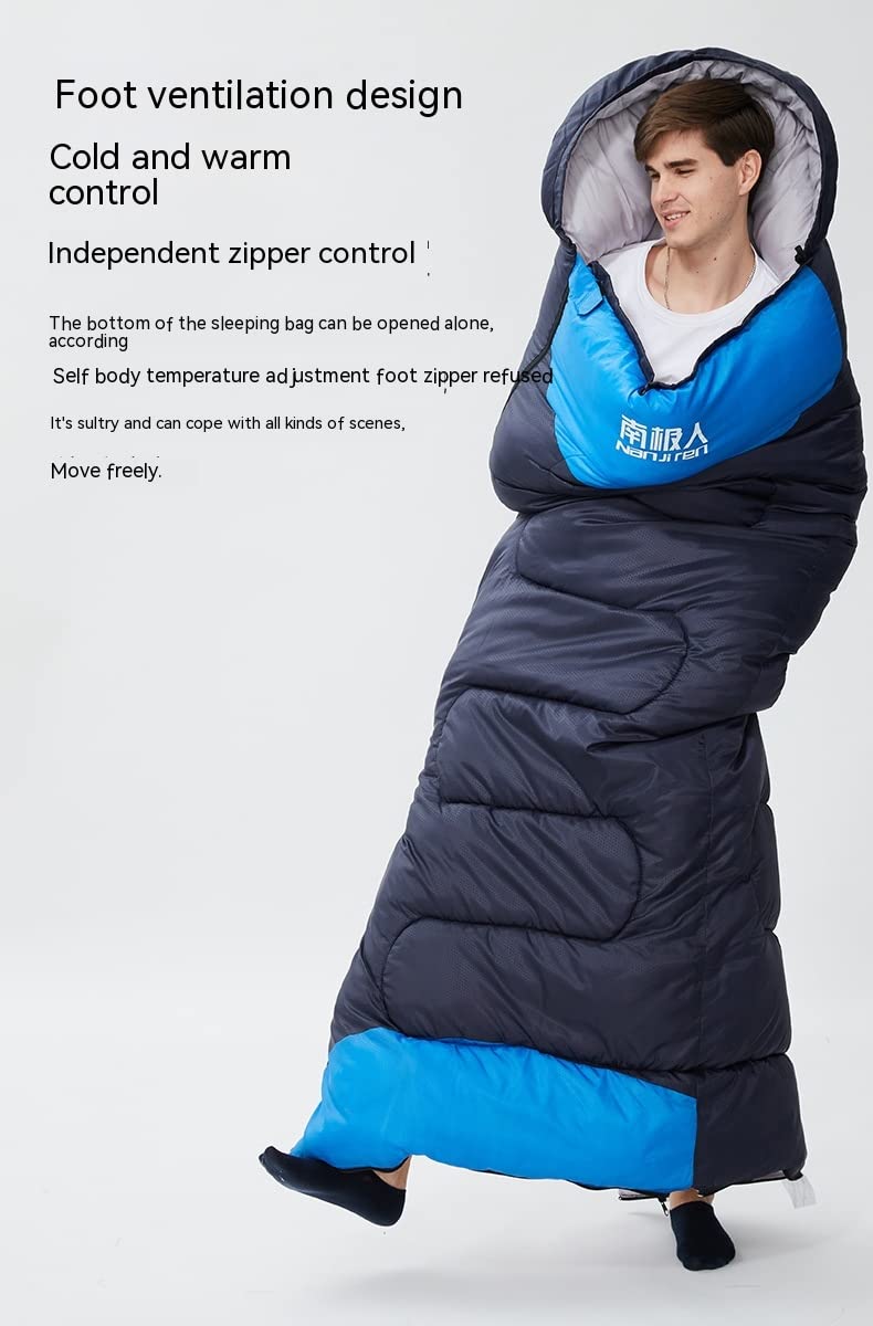 Sleeping Bag - 3 Season Warm & Cool Weather Summer, Spring, Fall, Lightweight, Waterproof for Adults Kids Camping Gear Equipment, Traveling, Outdoors Ultralight Backpacking Hiking Compact (ArmyGreen)