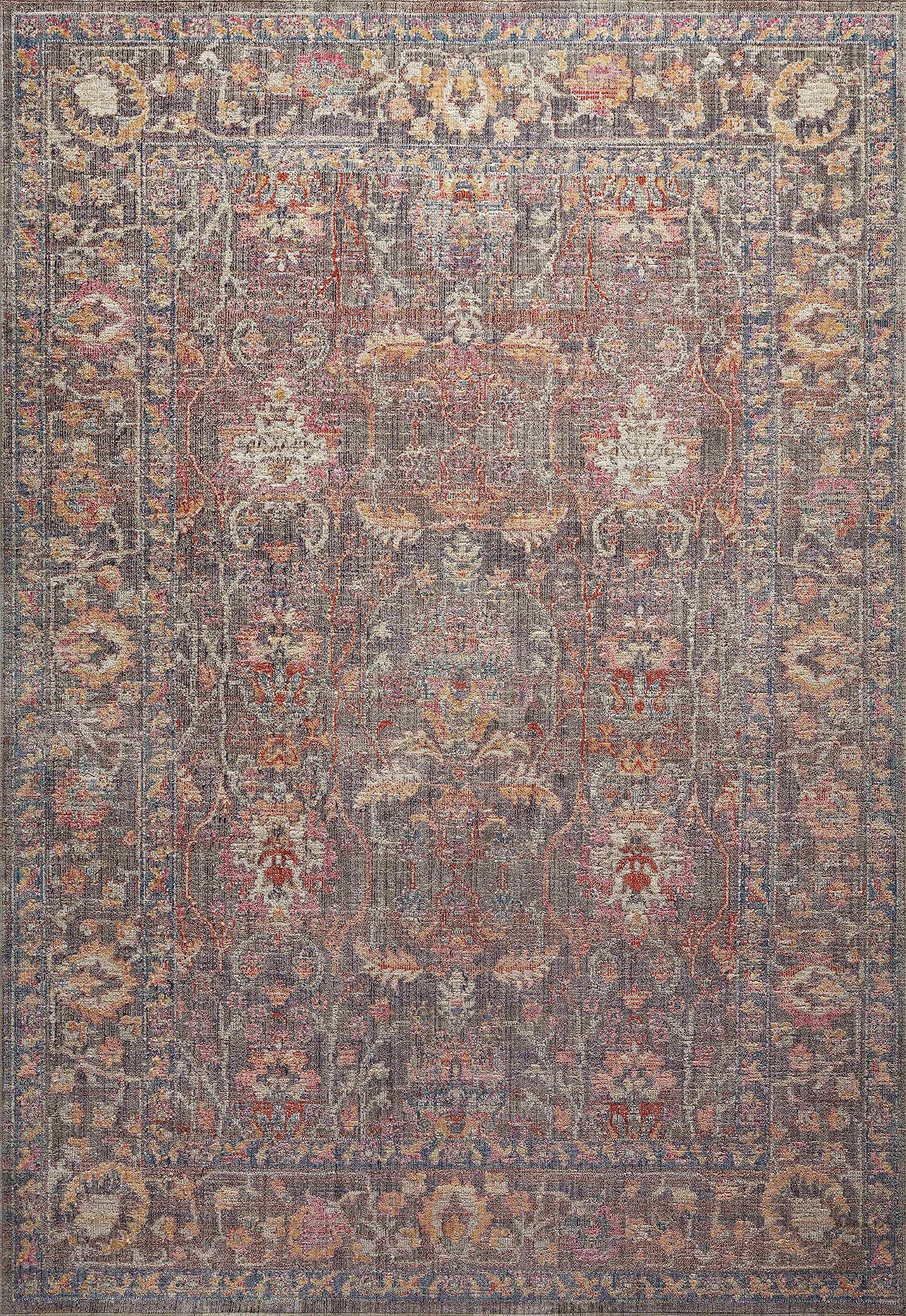 Loloi Chris Loves Julia x Rosemarie Stone/Multi 2'-7" x 4' Accent Rug