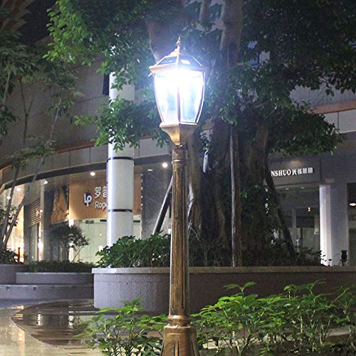 Libuty Outdoor Post Lights，Solar LED Lawn Light Outdoor Garden Light Solar Street Light Home Villa Light Garden Landscape Light，IP65 Decorative Columns Post Lantern