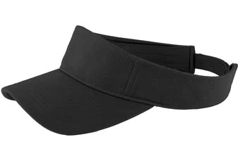 Sport-Tek® PosiCharge® RacerMesh® Visor STC27 / Custom Visor/Embroidery Visor/Monogrammed Visor (Black)