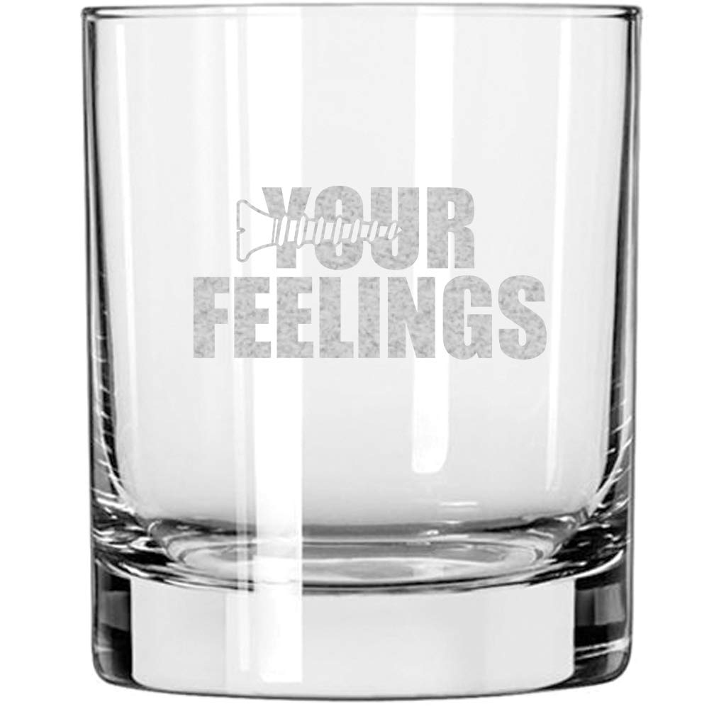 Patriot's Cave 45TH PRESIDENT WHISKEY GLASS | SCREW YOUR FEELINGS | RESTAURANT QUALITY HEAVY CHIP RESISTANT 11OZ ROCK GLASSES | MADE IN USA
