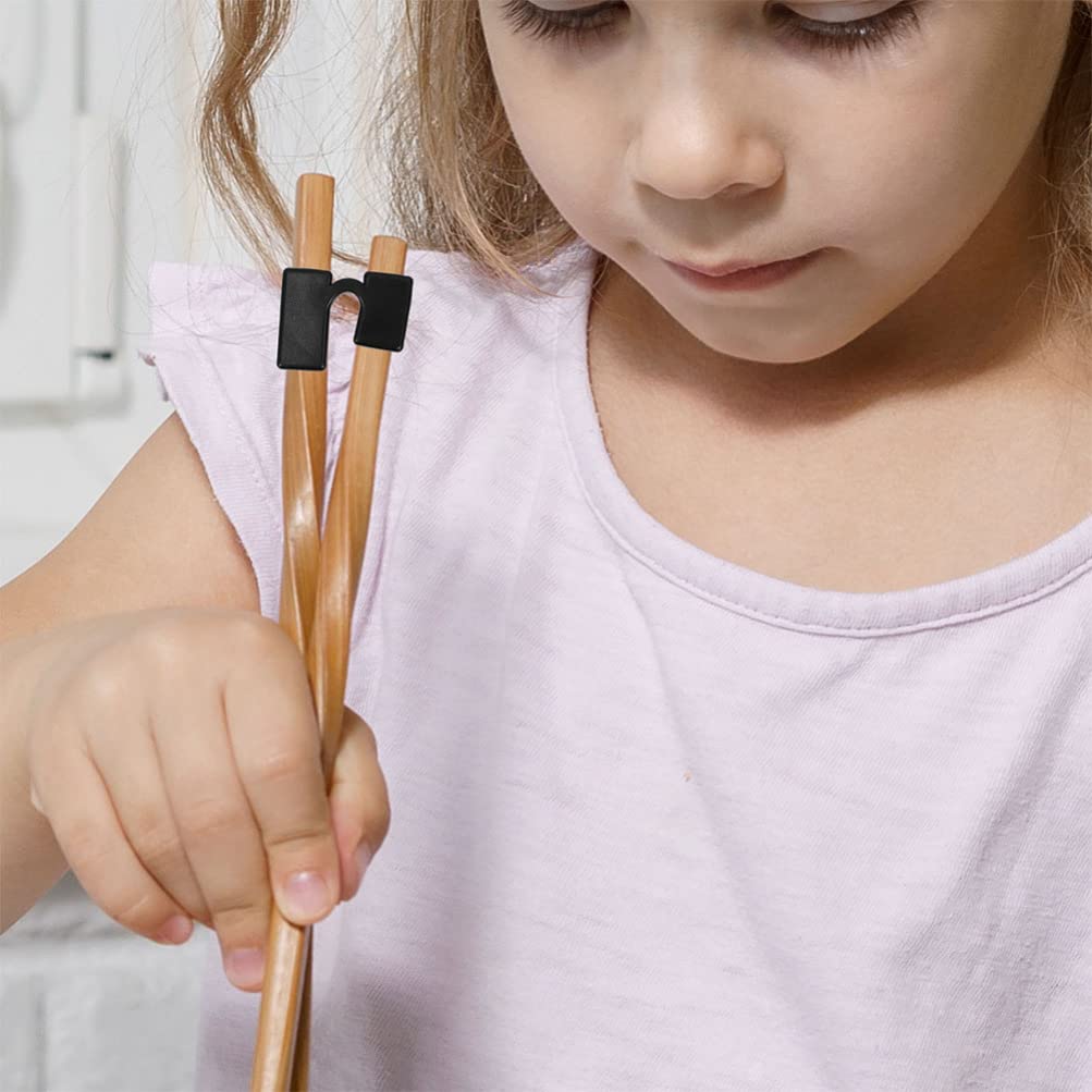 Reusable Chopsticks Helpers Non Slippery Training Chopsticks Hinges Connector Chopsticks Holder Clips for Adults Beginner Trainers Learner 10pcs Kids Chop Sticks