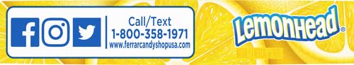 Lemonhead Hard Lemon Candy, 0.8 Ounce Treat-Size Theater Candy Boxes (Pack of 24)