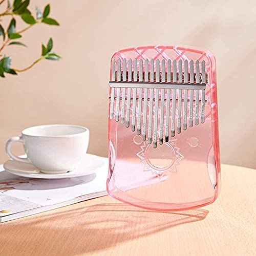 SDGH 17 Keys Thumb Piano with Tuning Hammer Portable Finger Piano Music Gift for Children/Beginners