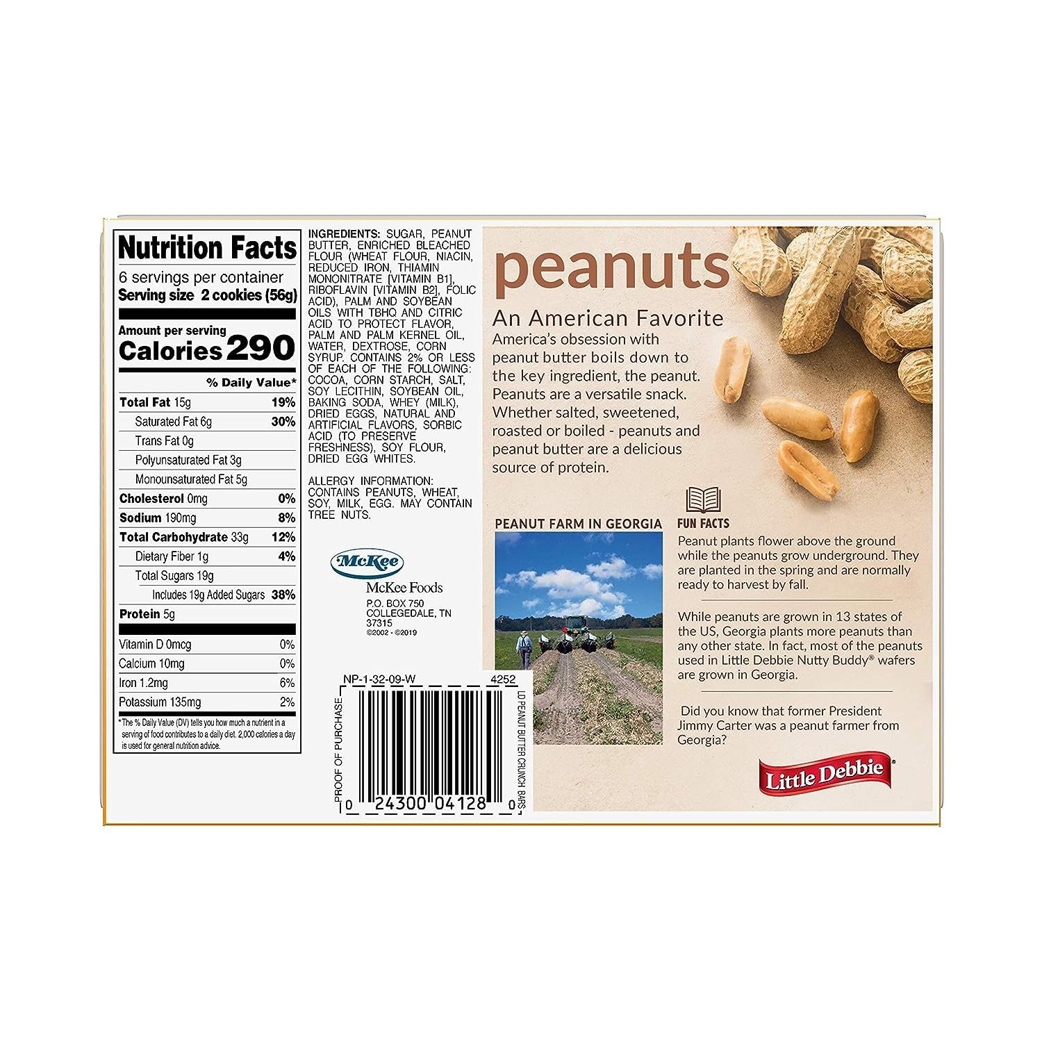 Little Debbie (Peanut Butter Crunch, 2 boxes)