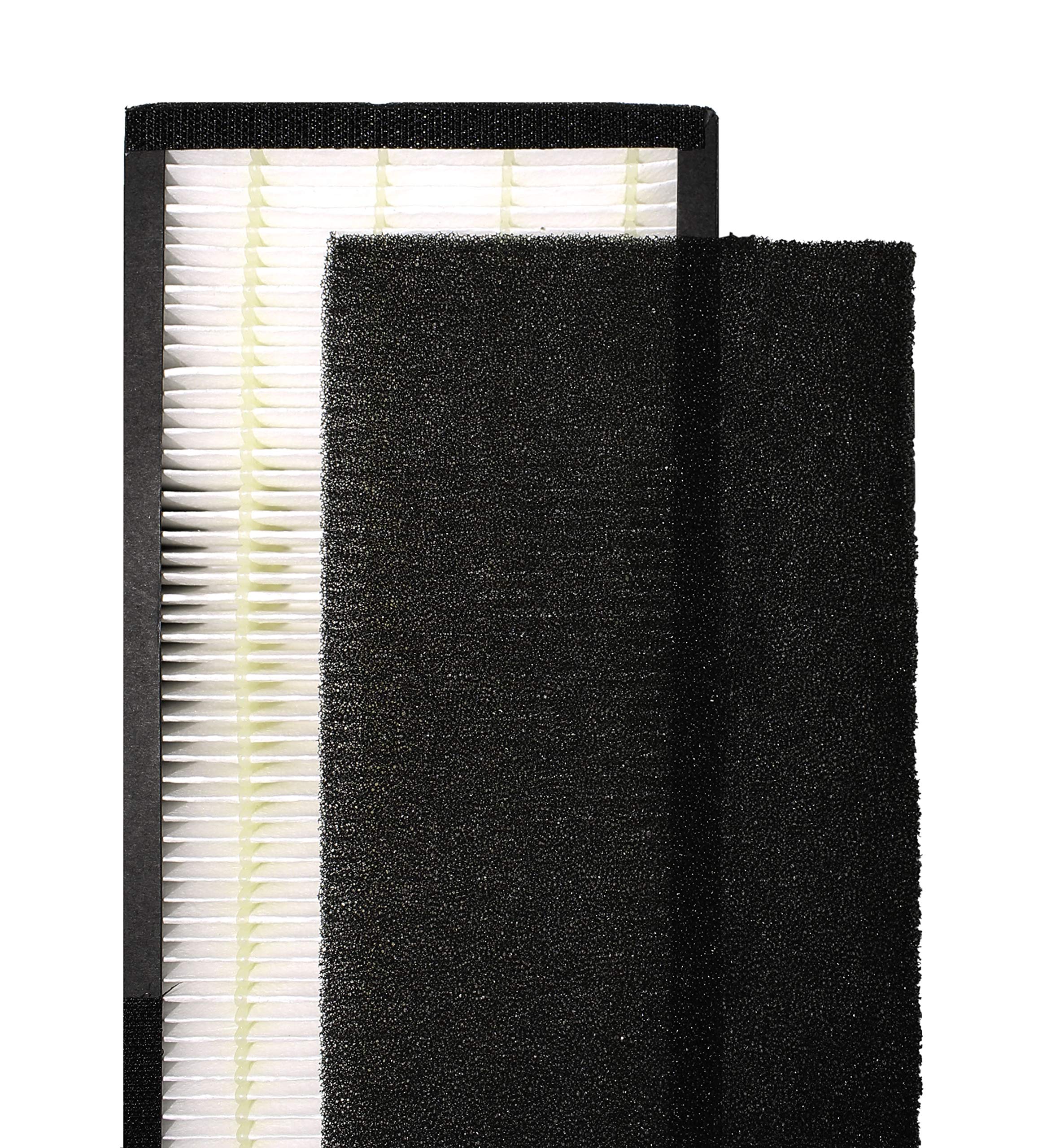 LifeSupplyUSA True HEPA Filter Replacement Compatible with GermGuardian FLT5000/FLT5111 AC5000 Series, Filter C Air Purifier