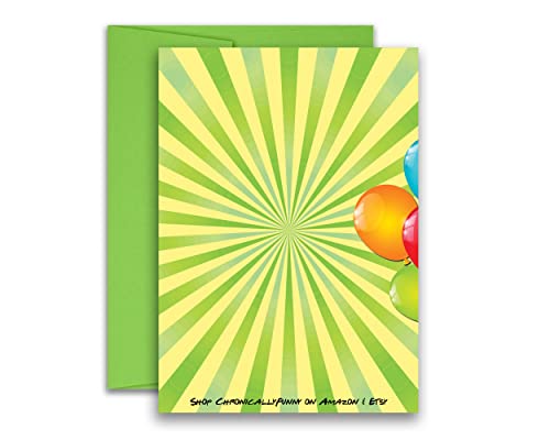 Soccer Lasso Inspired Birthday "Another Year Older? Smells Like Potential!" Birthday Card 5x7 inches w/Envelope