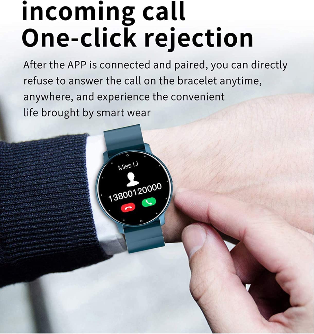 Loluka Fitness Tracker Smart Watches for Android iOS Pedometer Activity Tracker Watch for Men Women