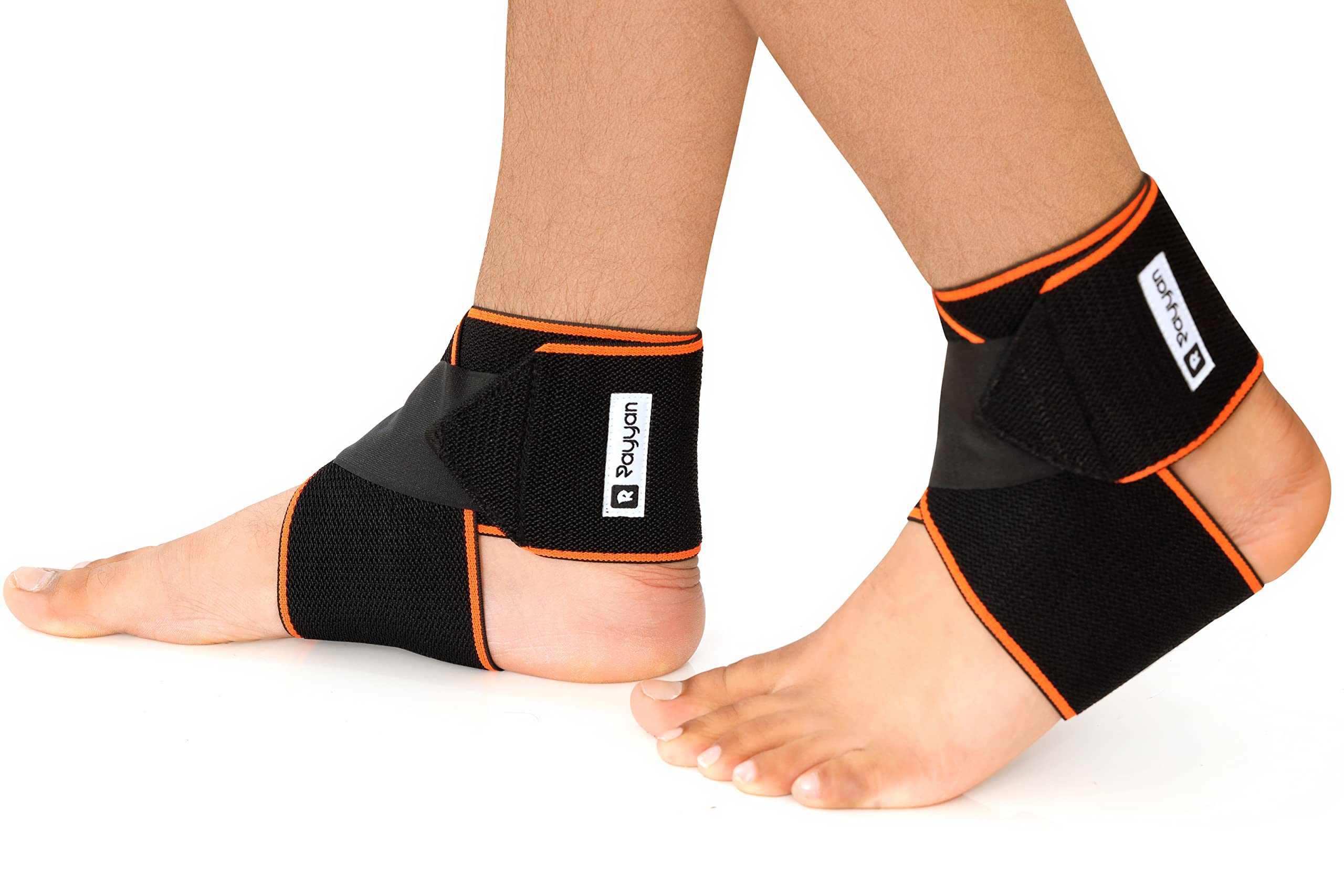 Rayyan Adjustable Ankle Strap Ankle Wrap Brace Compression for Sports Healing Sprained Ankle, Tendon, Achilles Men & Women (1, Sea blue)