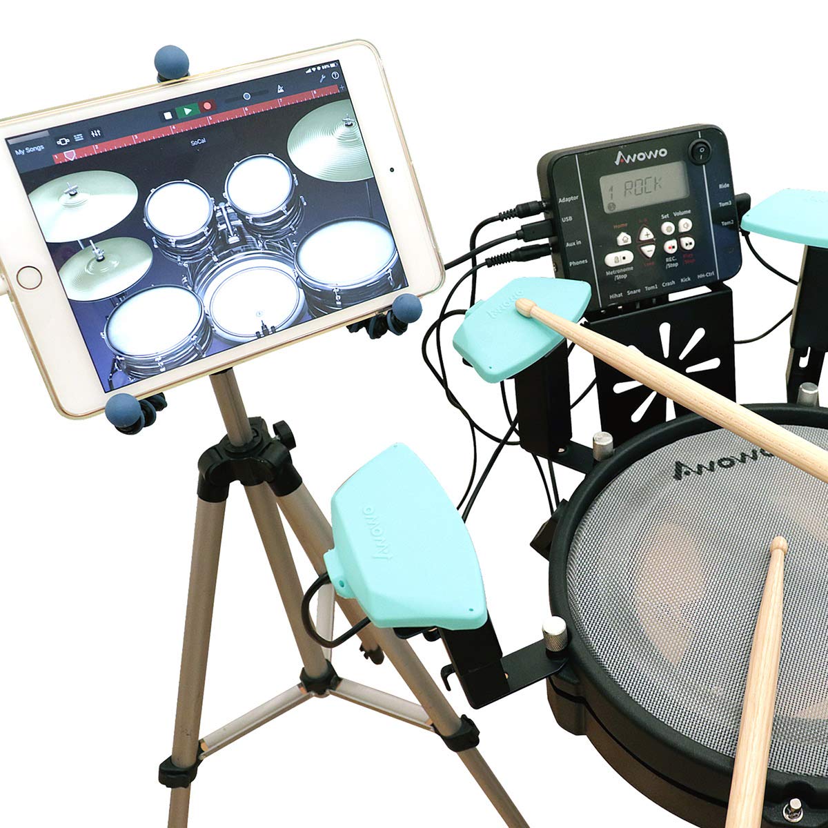 Mini Jun Compact Electronic Drum Set