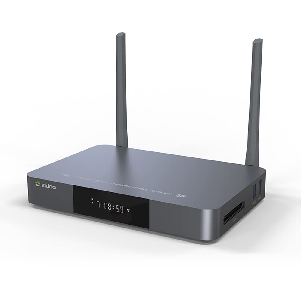 Zidoo Z9X 4K Media Player, Android 9.0 OS 2G+16G DV VS10 Image Quality Engine HDR10+ MKV/Blu-ray 4K HDR Android TV Box