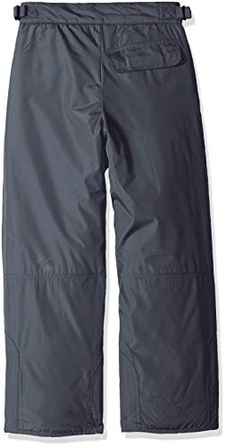 LONDON FOG Boys' Big Classic Heavyweight Snow Pant, Real Grey, 18/20