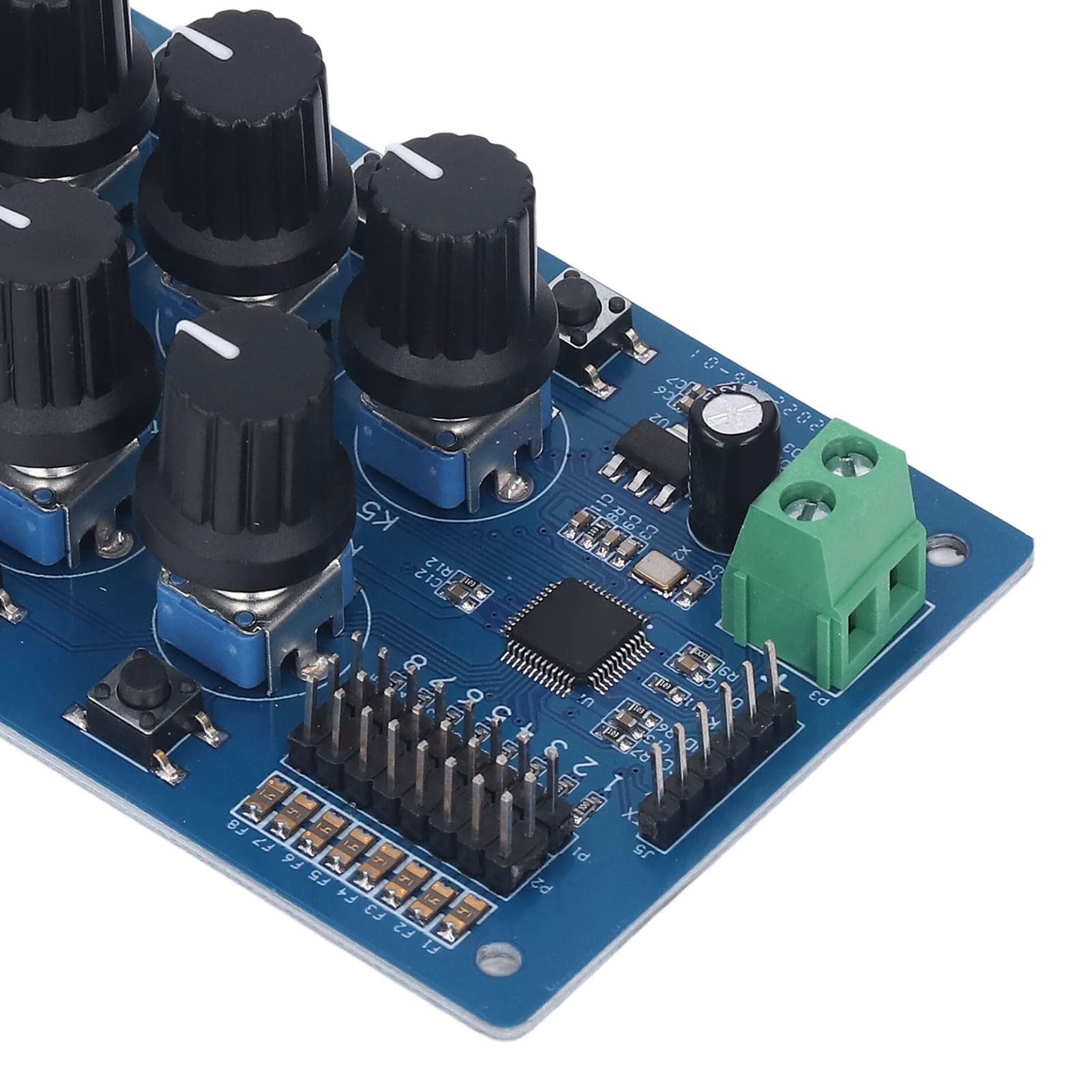 Servo Controller, Accurate 8 Way Steering Gear Controller LED Indicator for RC