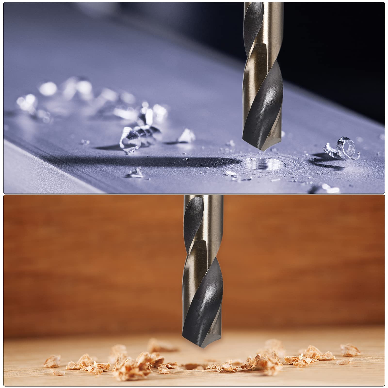 uxcell Reduced Shank Twist Drill Bits 2.5mm with 2.5mm Shank 10 Pcs, Metric Hand Tap M3 Thread 0.5 Pitch 3 Straight Flutes 5 Pairs