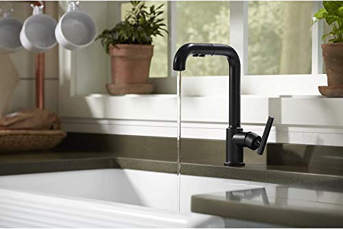 KOHLER K-7505-BL Faucet, Matte Black