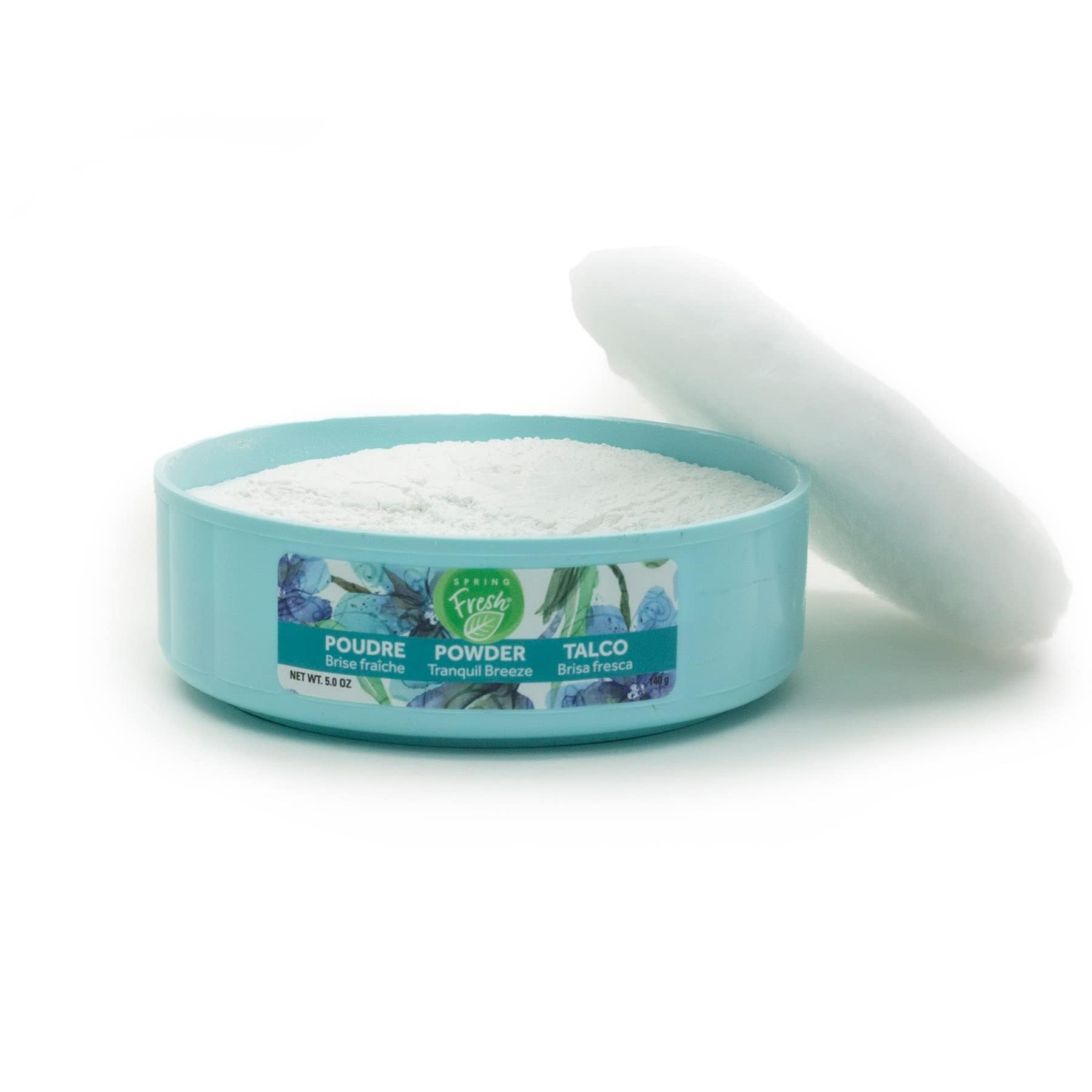 Spring Fresh TRANQUIL BREEZE PERFUMED DUSTING POWDER, Net wt 5 OZ (2 PACK)