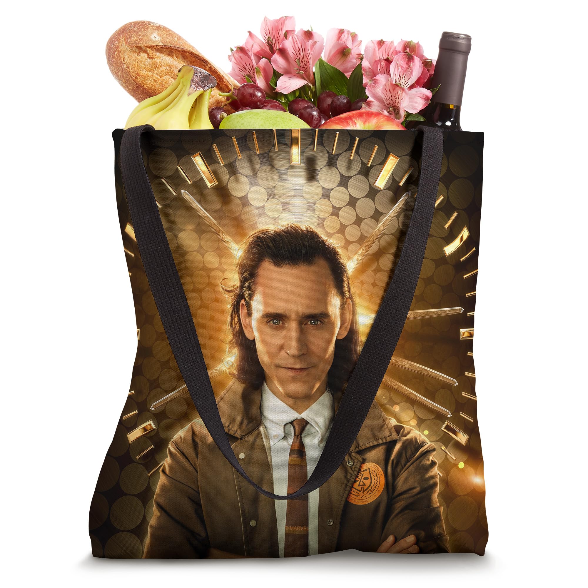 Marvel Loki TVA Variant Disney+ Series Poster Tote Bag